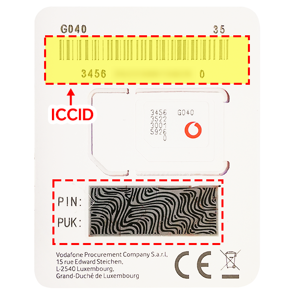 SIM activation